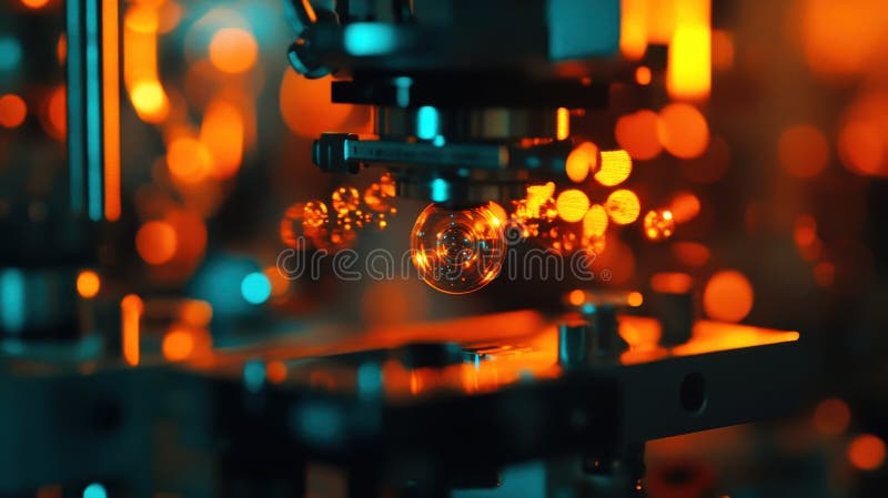 Quantum Microscope Captures Single Molecule with Magnetic Effects Stock ...