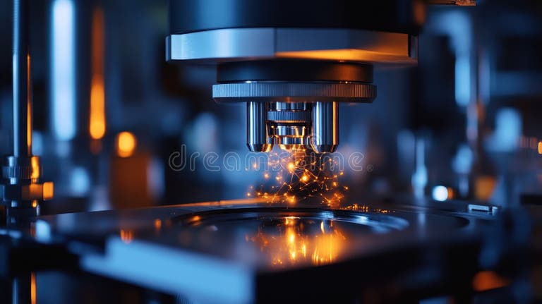 Quantum Microscope Capturing Single Molecule Magnets in Action Stock ...