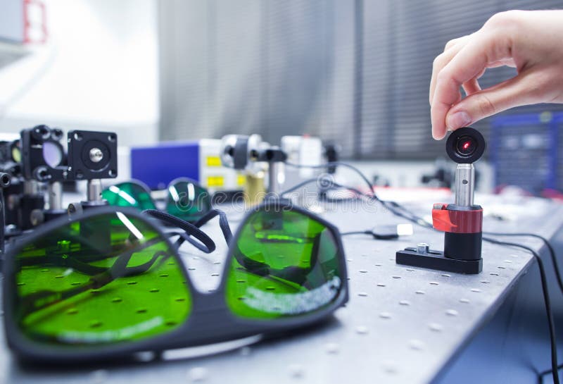 In a quantum optics lab stock image. Image of photon - 18117539