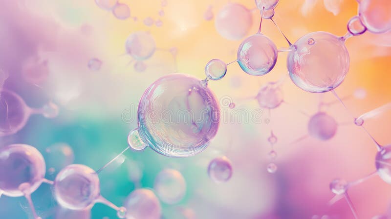 Quantum Oscillating Molecule Stock Illustration - Illustration of mode ...