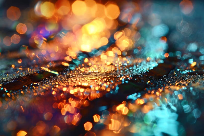 Quantum Particle Wave Photon, Scientific Technology. the Orange Blue ...