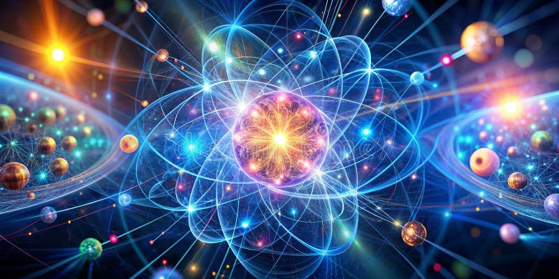 Quantum Particles the Intricacies of Subatomic Worlds Creative AI Stock ...
