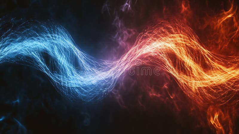 Quantum Phase Convergence at Critical Point | Swirling Lines Bridge ...
