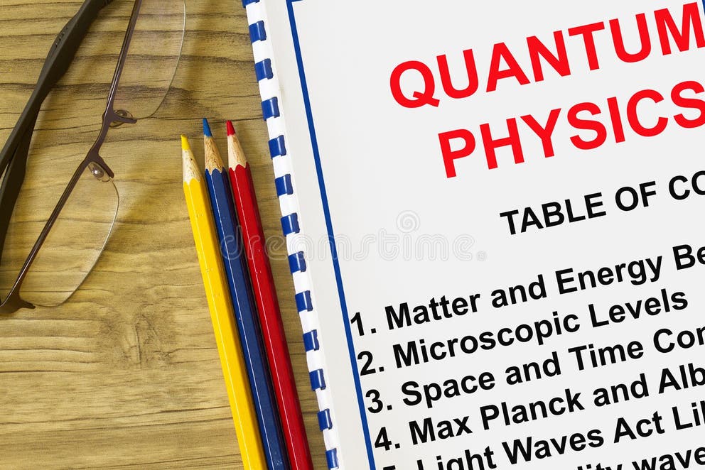 Quantum Physics Definition Concept Stock Photo - Image of education ...