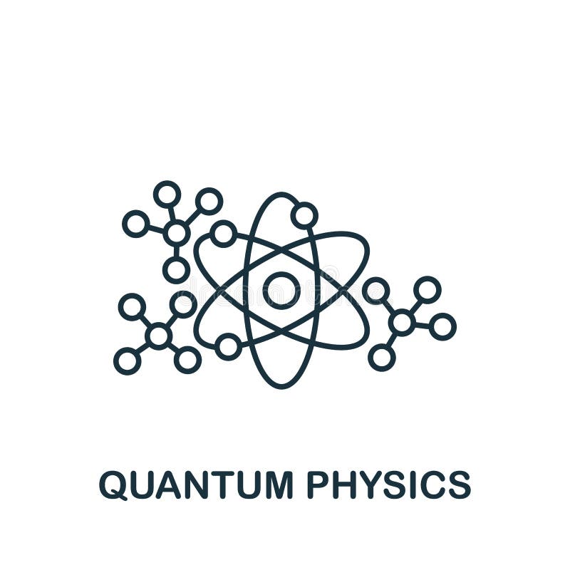 Quantum Physics Icon from Science Collection. Simple Line Element ...