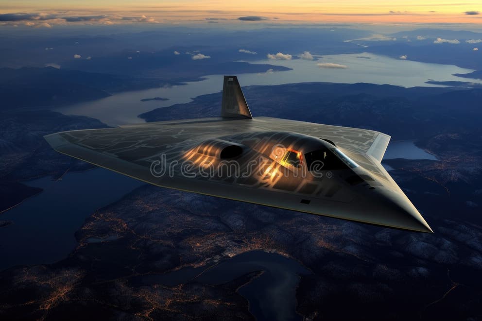 Quantum Radar Detection of Stealth Aircraft Stock Illustration ...