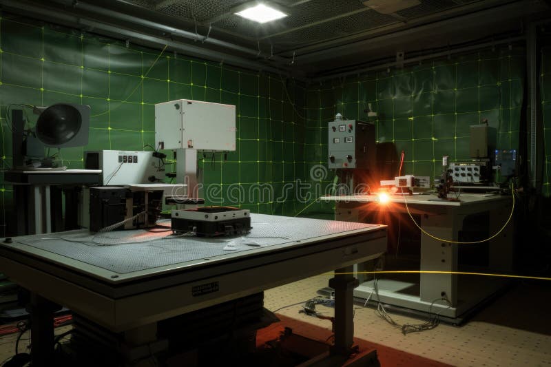 Quantum Radar System in a Secure Laboratory Stock Image - Image of ...