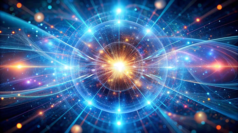 Quantum Realm: a Dance of Distorted Particles and Energy AI Generated ...