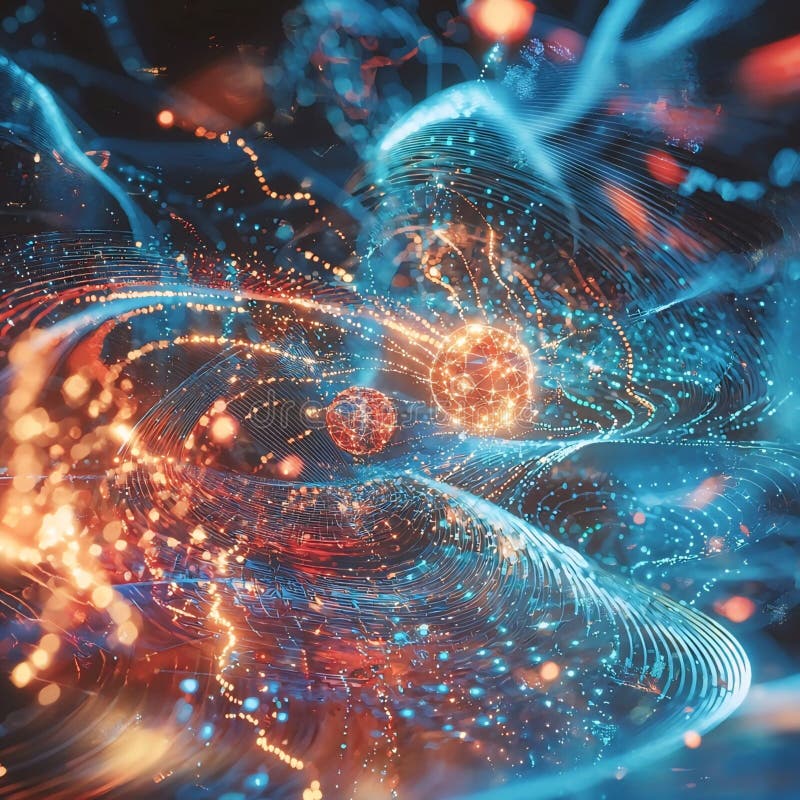 Quantum Science and Technology Revolution in 2025 Stock Illustration ...