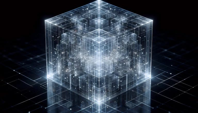 A Quantum Superposition Object, AI Generated Image Stock Illustration ...