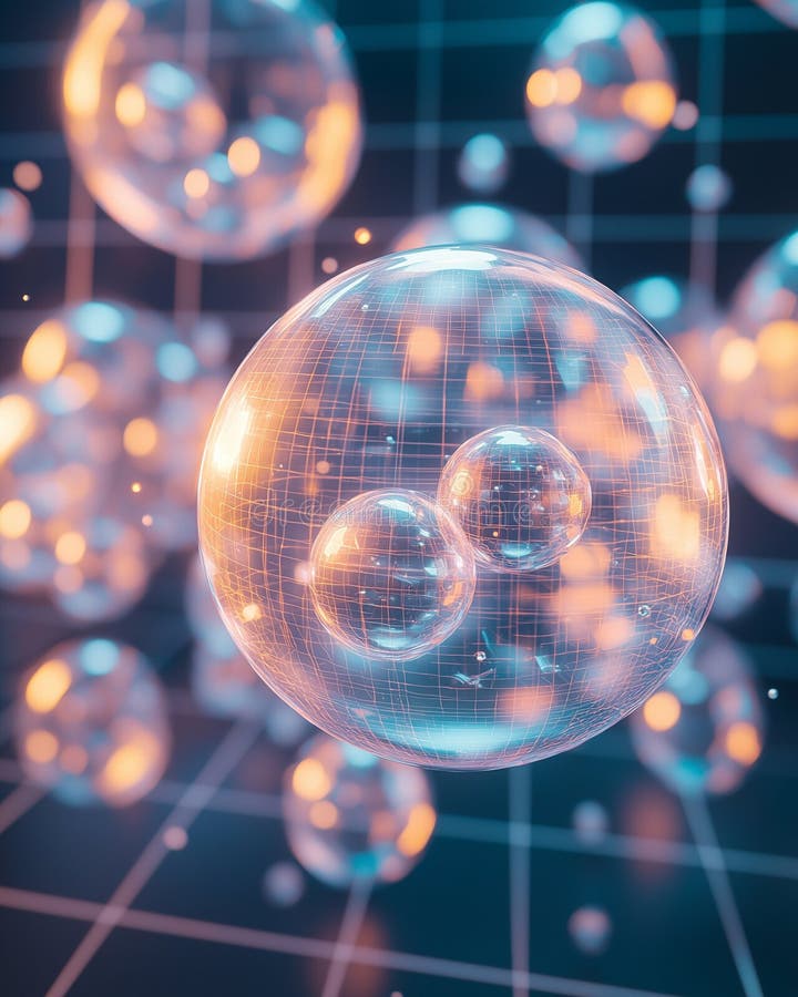 Quantum Superposition Visualization with Overlapping Transparent ...