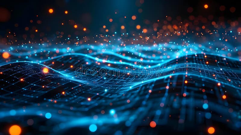 Quantum Symphony: the Pulse of AI & Interconnectivity. Concept AI ...