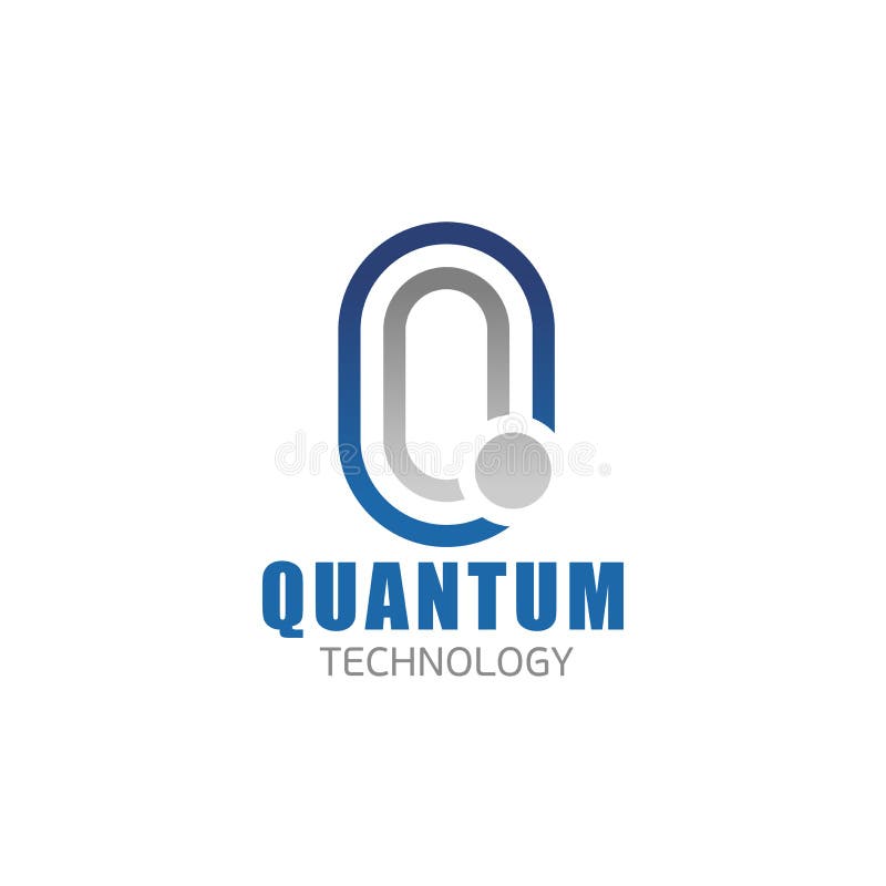 New Quantum Technology Abstract Background Stock Illustration ...