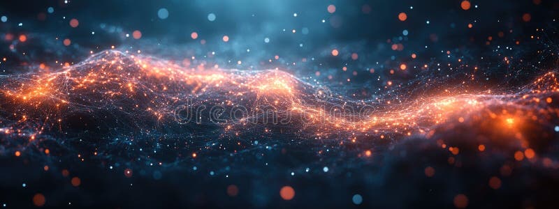 Quantum Threads: Concept of Quantum Strings, Illustrating the Intricate ...