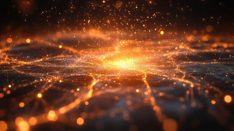 Quantum Threads: Concept of Quantum Strings, Illustrating the Intricate ...