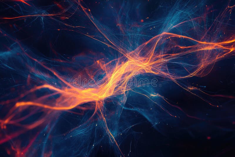 Quantum Threads: Concept of Quantum Strings, Illustrating the Intricate ...