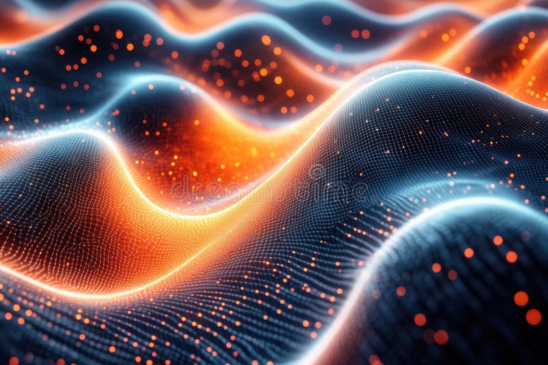 Quantum Threads: Concept of Quantum Strings, Illustrating the Intricate ...