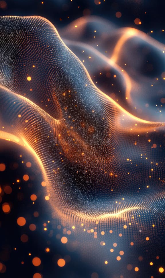 Quantum Threads: Concept of Quantum Strings, Illustrating the Intricate ...