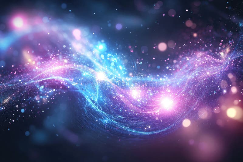 Quantum Threads: Concept of Quantum Strings, Illustrating the Intricate ...