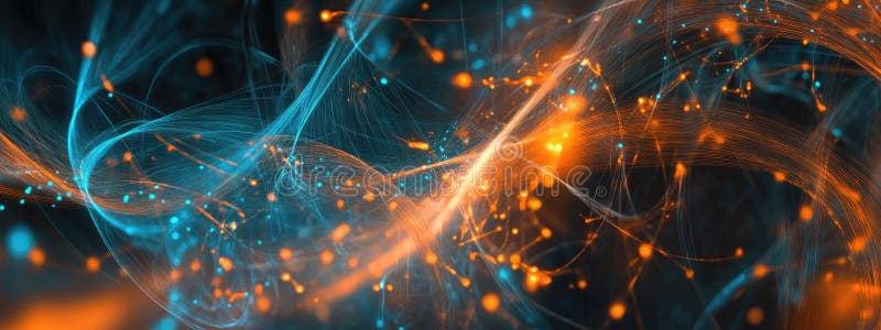 Quantum Threads: Concept of Quantum Strings, Illustrating the Intricate ...