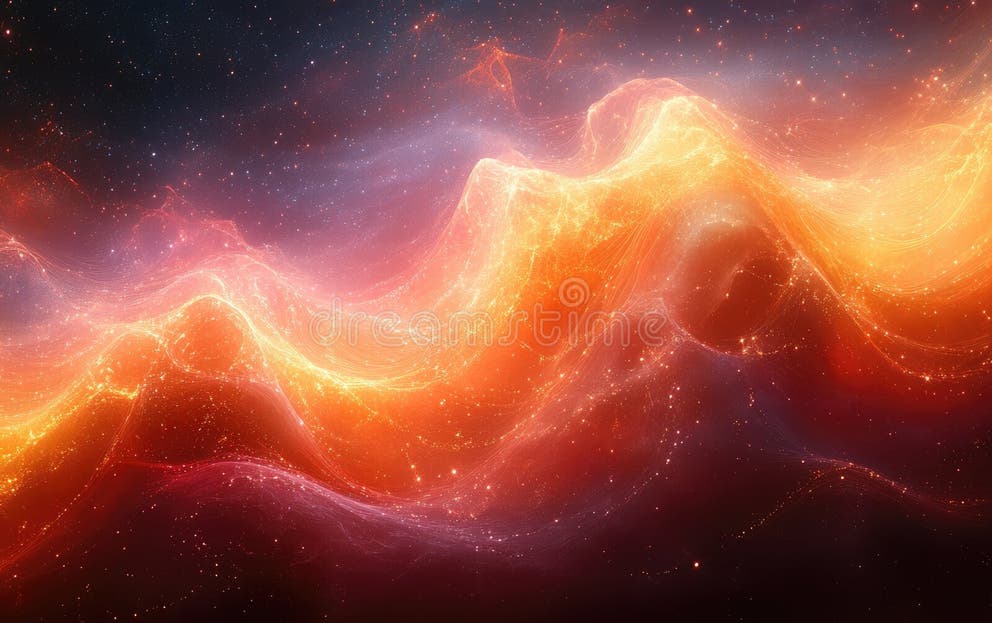 Quantum Threads: Concept of Quantum Strings, Illustrating the Intricate ...