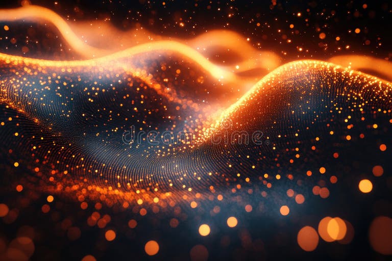 Quantum Threads: Concept of Quantum Strings, Illustrating the Intricate ...