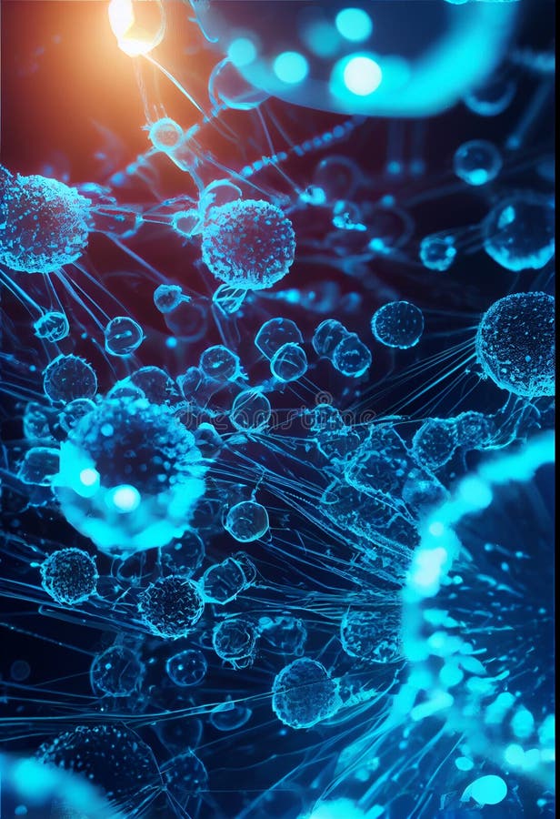 Quantum Wave Dance. AI Generated Stock Illustration - Illustration of ...