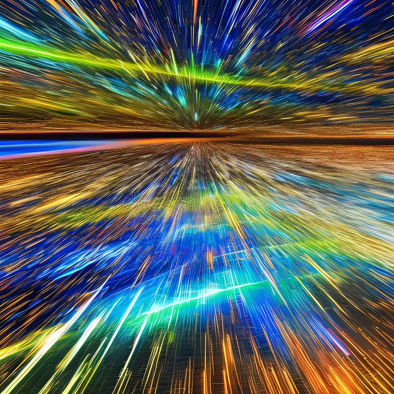 Quantum World: an Abstract Representation of the World, Created with ...