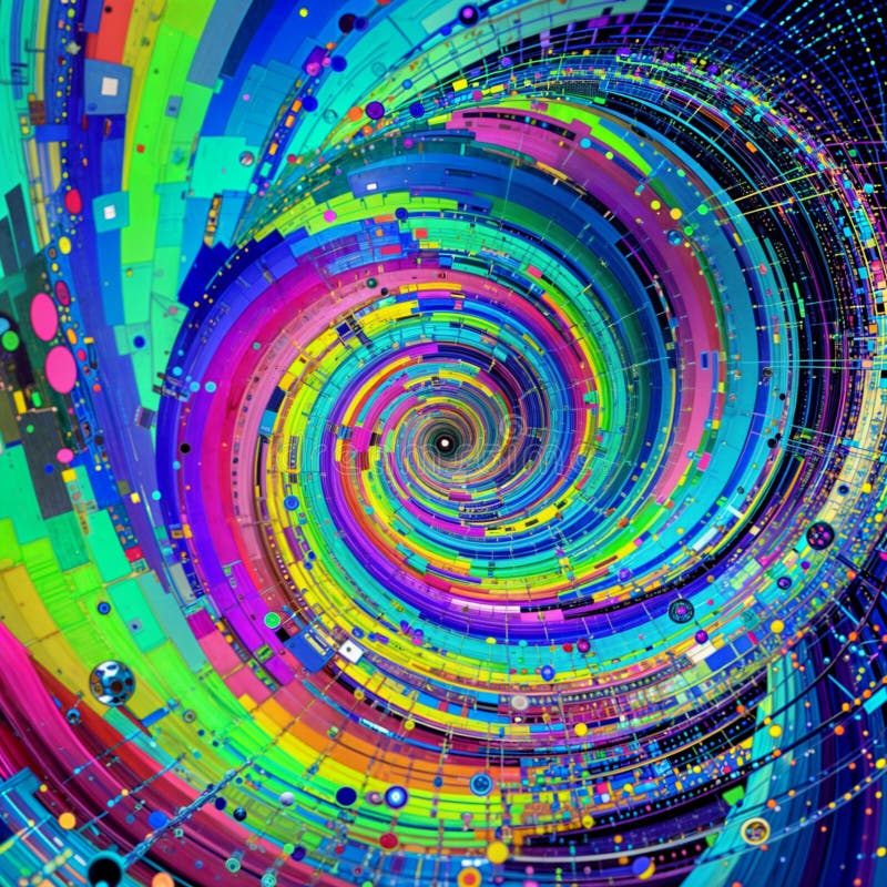 Quantum World. AI, Quantum Computing, New Future Technology Concept ...