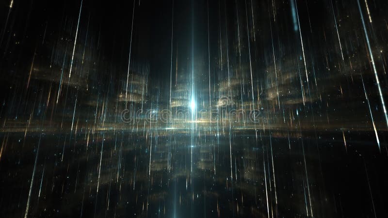 Quantum World, Light Particles. Time Freeze Effect Stock Video - Video ...