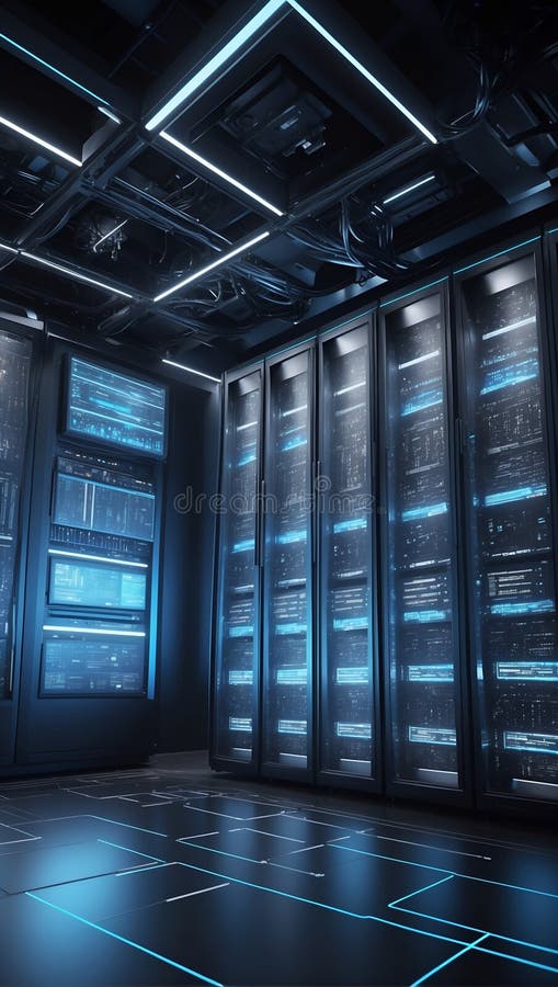 QuantumQuotient: Data Revolution Unveiled in 3D. AI Generate Stock ...