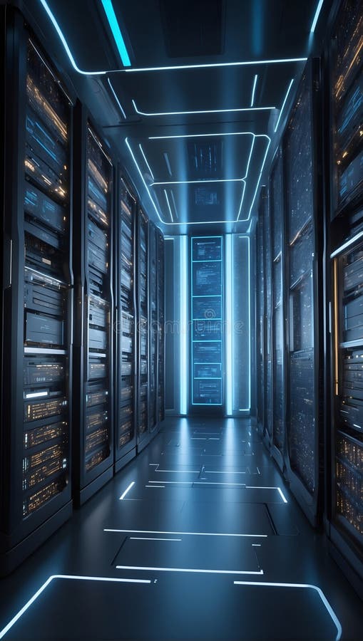 QuantumQuotient: Future of Data in Mesmerizing 3D. AI Generate Stock ...