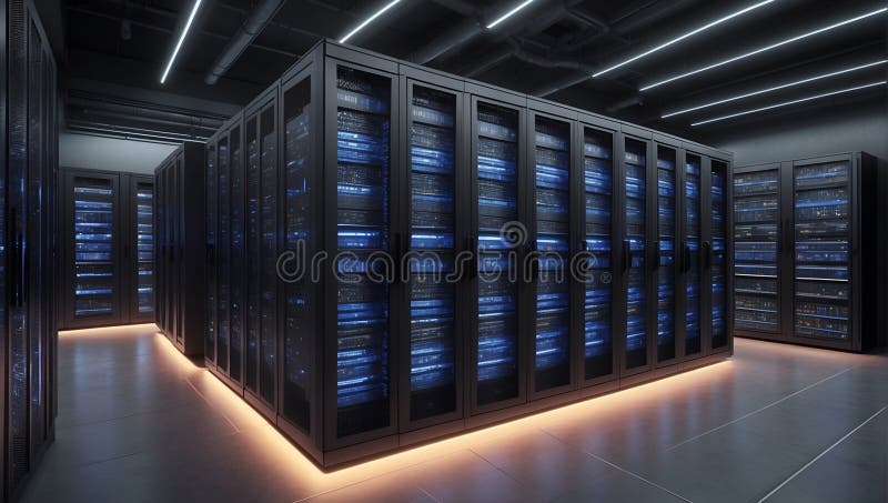 QuantumQuotient S Data Dynamo Unleashed. AI Generate Stock Illustration ...