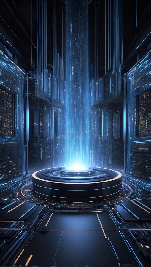 QuantumQuotient S Data Nexus: a 3D Convergence. AI Generate Stock ... QuantumQuotient S Data Nexus: a 3D Convergence. AI Generate Stock ...