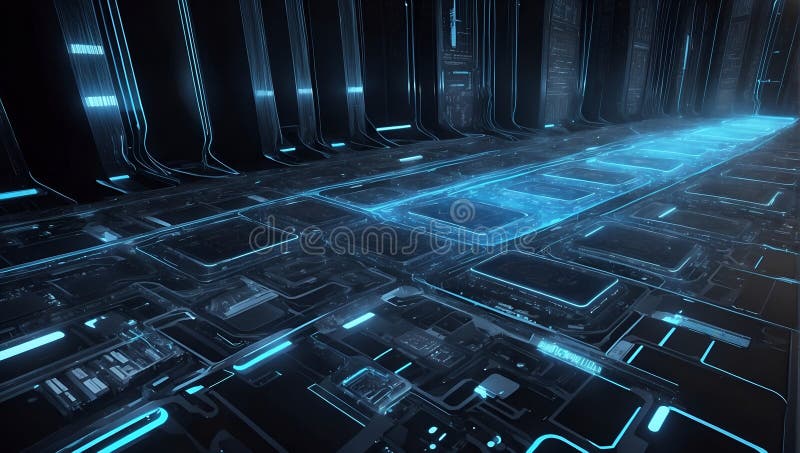 QuantumQuotient S Data Nexus: 3D Fusion of Tomorrow. AI Generate Stock ... QuantumQuotient S Data Nexus: 3D Fusion of Tomorrow. AI Generate Stock ...