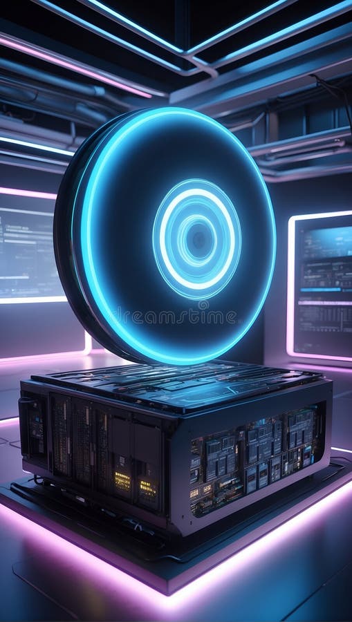 QuantumQuotient S Velocity Vortex: 3D Data Unleashed. AI Generate Stock ...