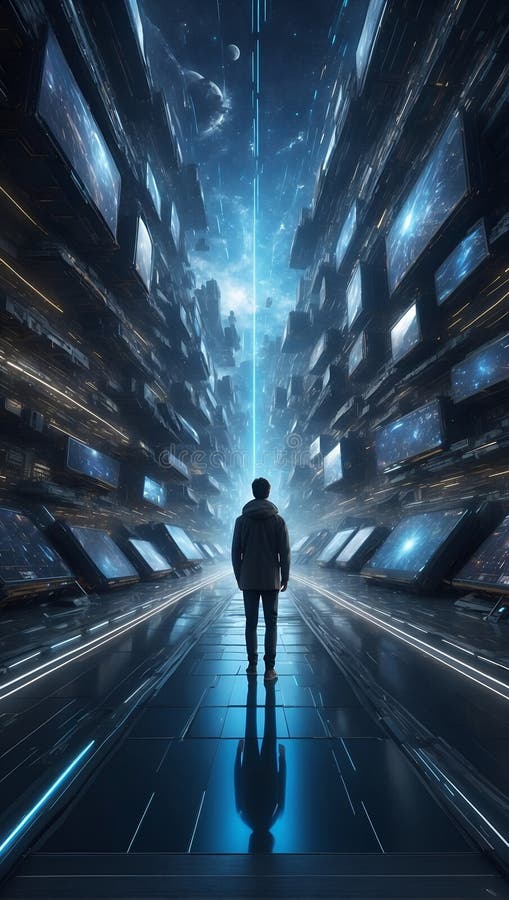 QuantumQuotient Unleashed: 3D Velocity Unveiled. AI Generate Stock ...