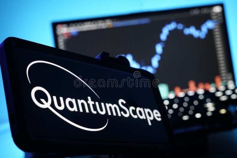 QuantumScape Solid State Battery Logo on Mobile and Computer Screens ...