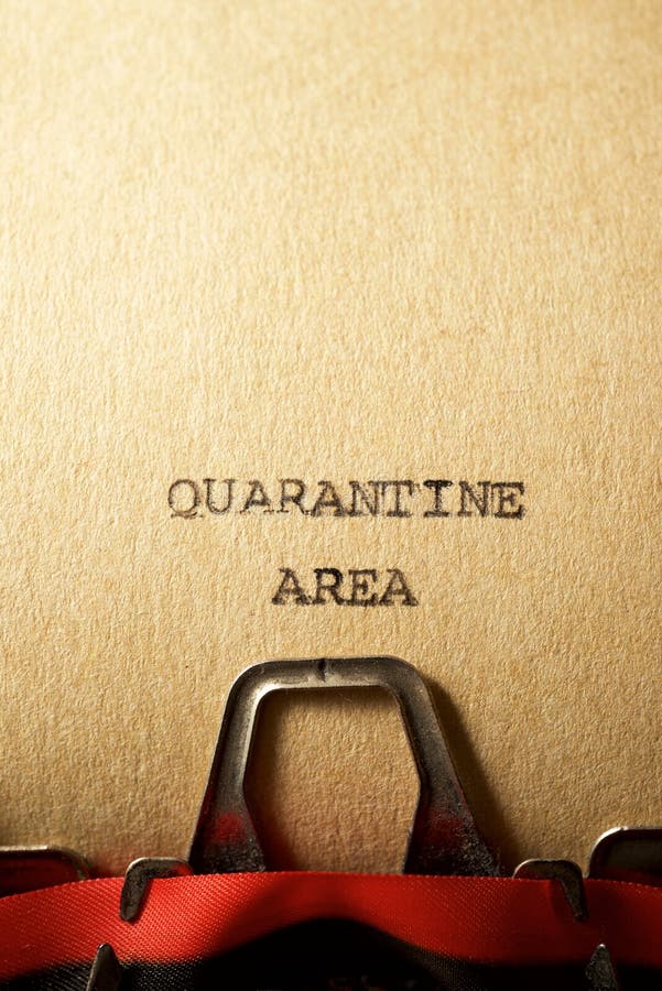 Quarantine area concept stock image. Image of corona - 179621765