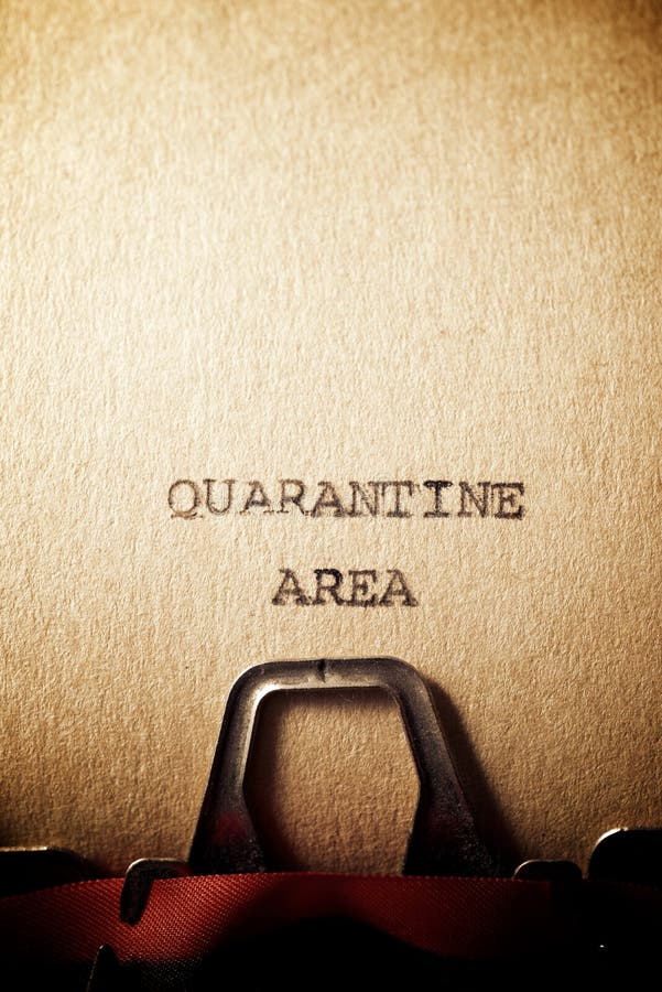 Quarantine area concept stock image. Image of coronavirus - 179621781