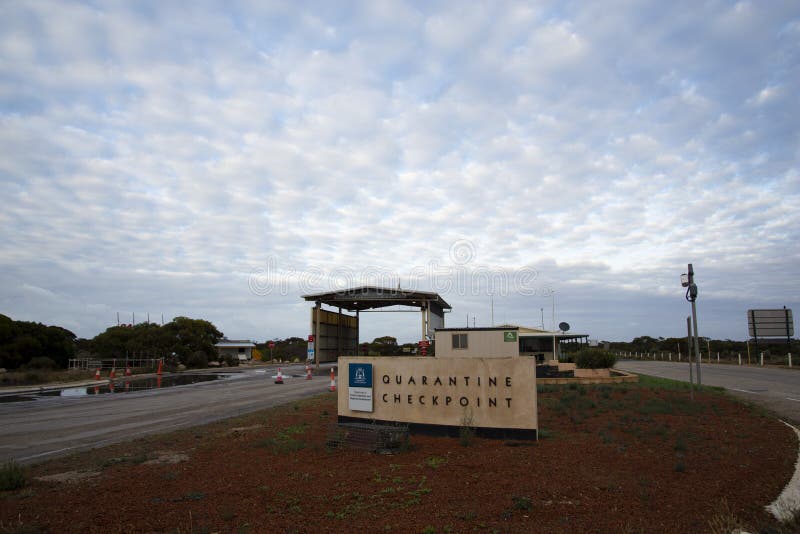 Quarantine Checkpoint editorial image. Image of control - 252822140