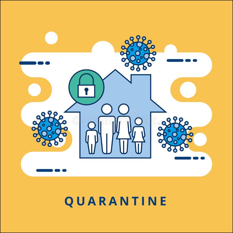 Quarantine icon vector stock vector. Illustration of influenza - 176977016