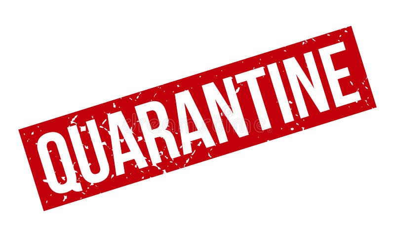 Quarantine Rubber Stamp. Red Quarantine Rubber Grunge Stamp Seal Vector ...