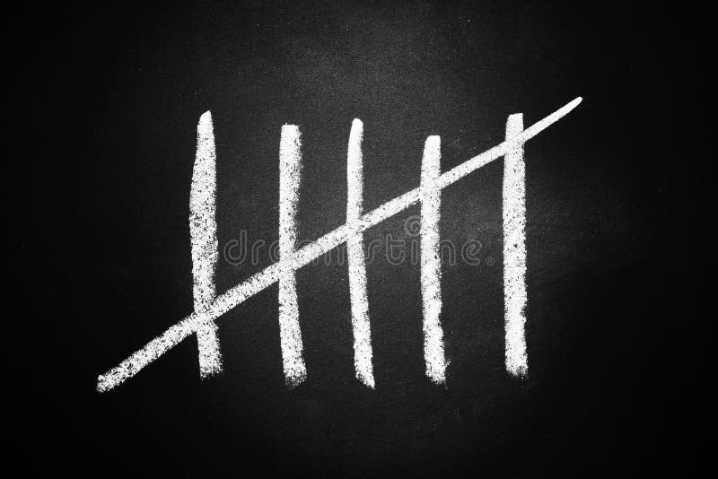 Quarantine Count Days Written with Chalk on a Blackboard Stock Photo ...