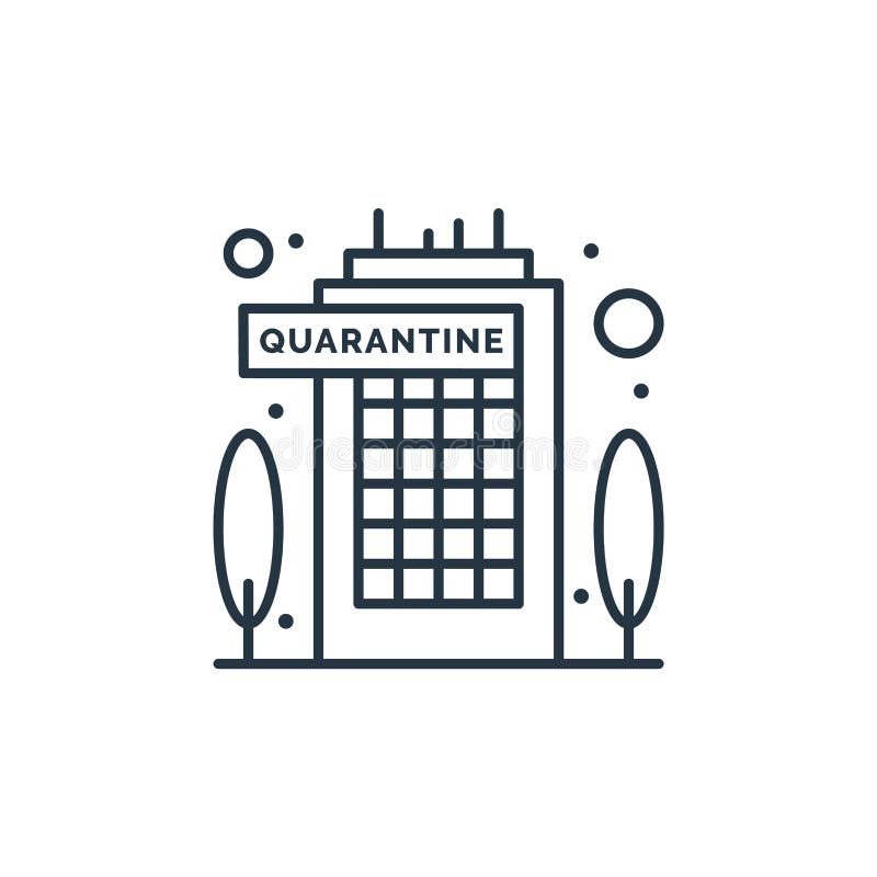 Quarantine Vector Icon. Quarantine Editable Stroke. Quarantine Linear ...
