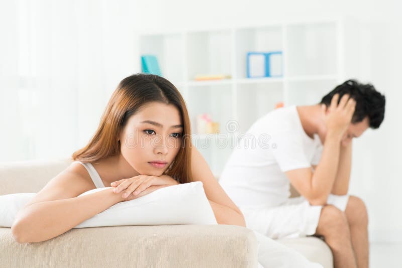 After quarrel stock photo. Image of focus, adult, calm - 32225506