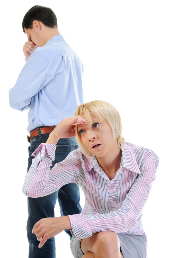Spousal Abuse Humor 3 stock photo. Image of begging, couple - 1987760