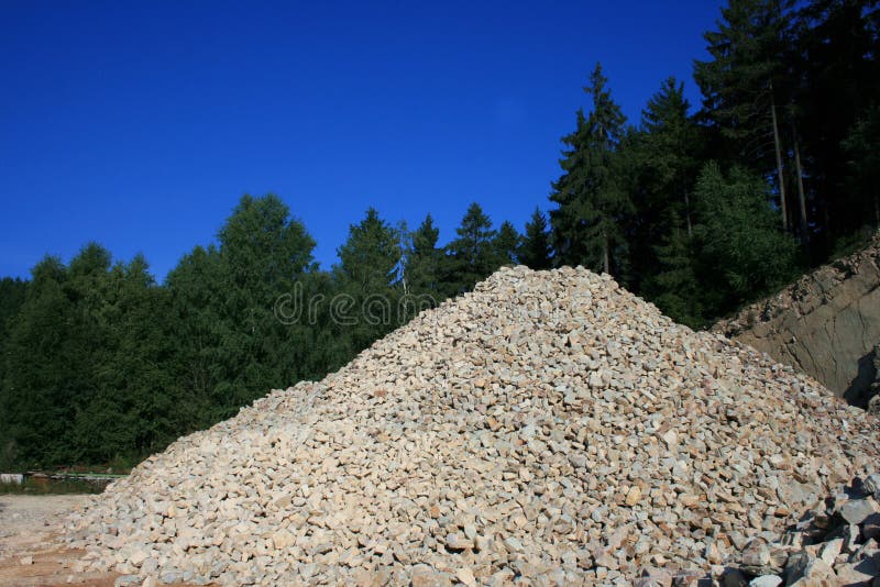 Quarry stock photo. Image of pile, earth, formation, bend - 15443072