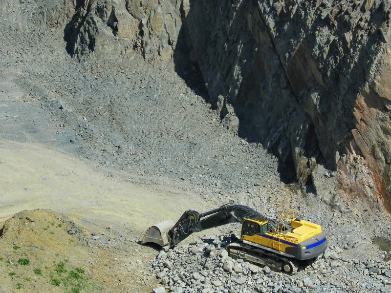 Quarry stock image. Image of land, peril, deadly, gravel - 19561973