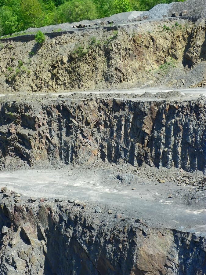 Quarry stock image. Image of wall, peril, grey, stone - 19561995